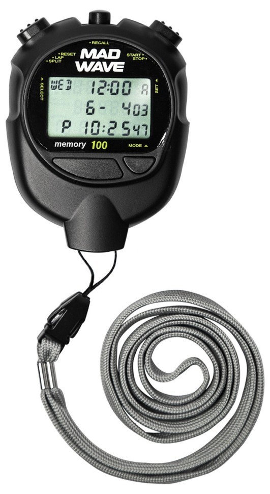 Секундомер Madwave Stopwatch 100 memory - купить в Москве недорого в ...